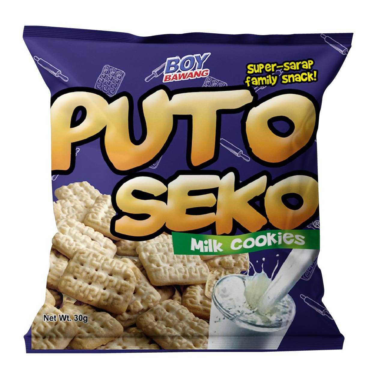Boy Bawang Puto Seko Milk Cookies 30g – Ever Supermarket