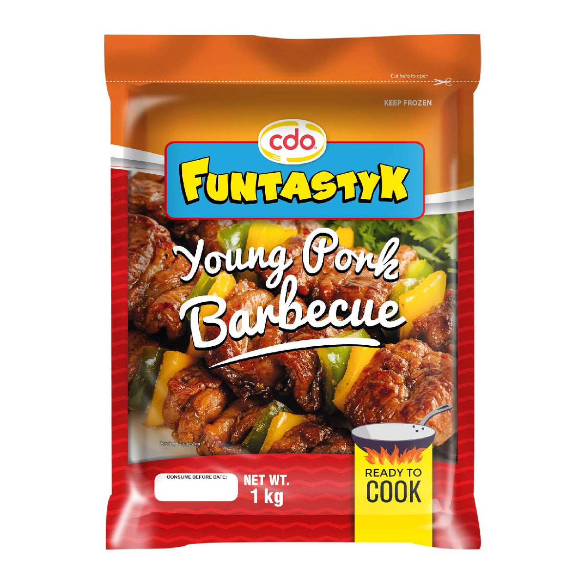 CDO Funtastyk Ready To Cook Young Pork Barbecue 1kg