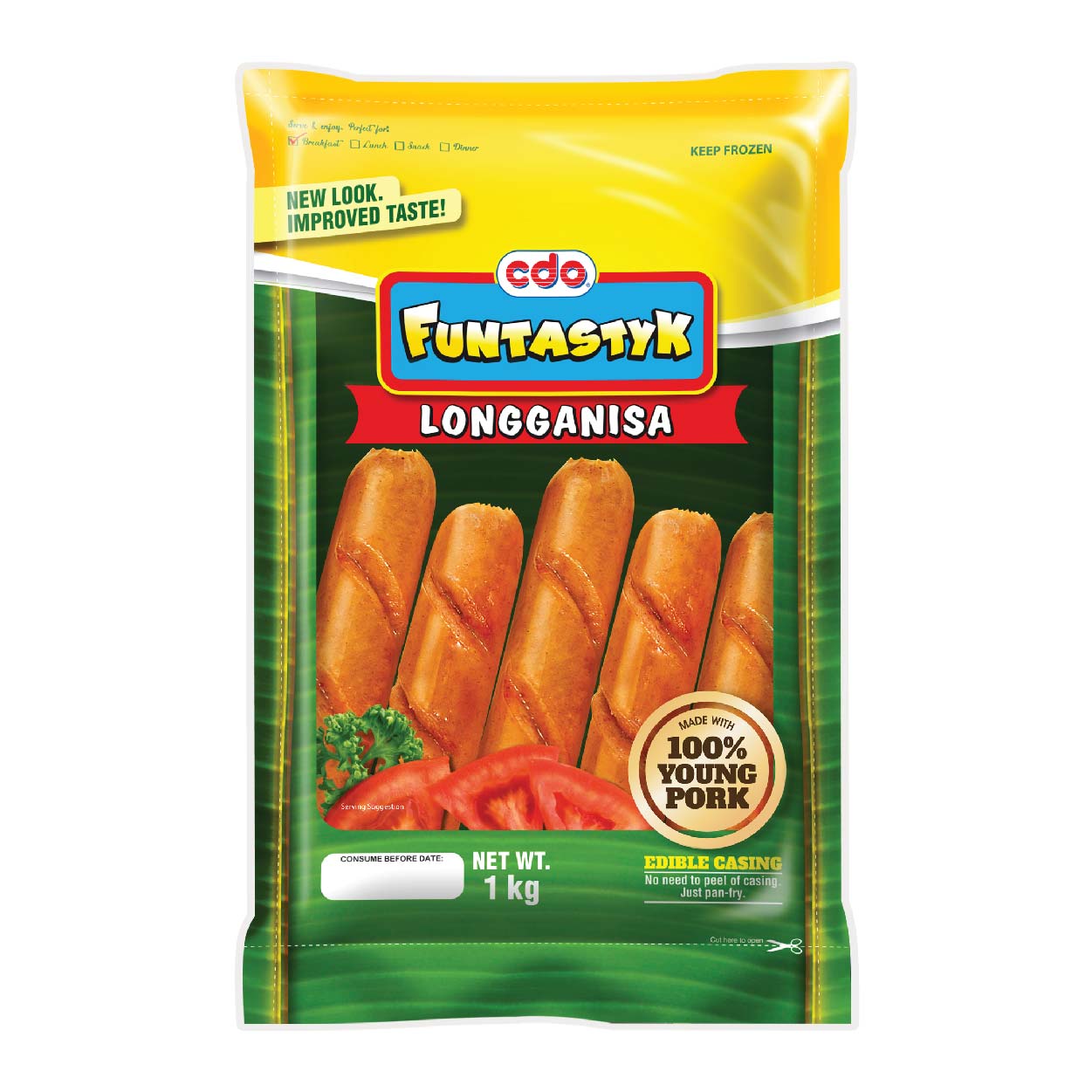 CDO Funtastyk Longanisa 1kg – Ever Supermarket