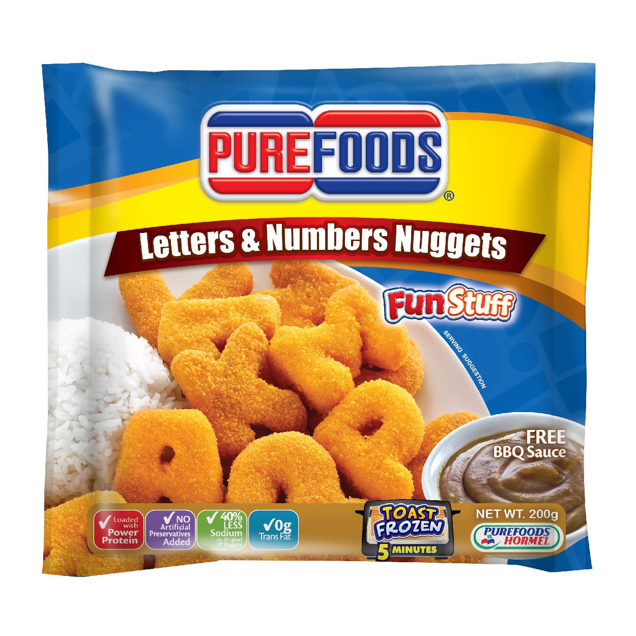 Purefoods Chicken Nuggets FunStuff Letters & Numbers 200g – Ever ...