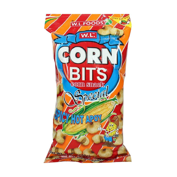 Corn Bits Corn Snack Special Spicy Hot Apoy 70g