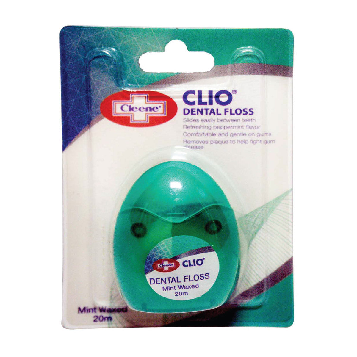 Cleene CLIO Dental Floss Mint Waxed 20m