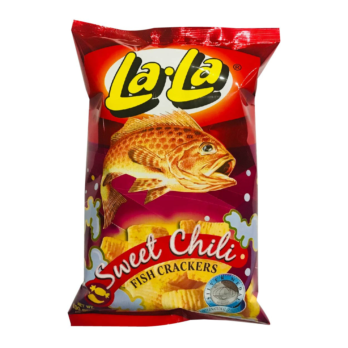 Lala Fish Crackers Sweet Chili 100g