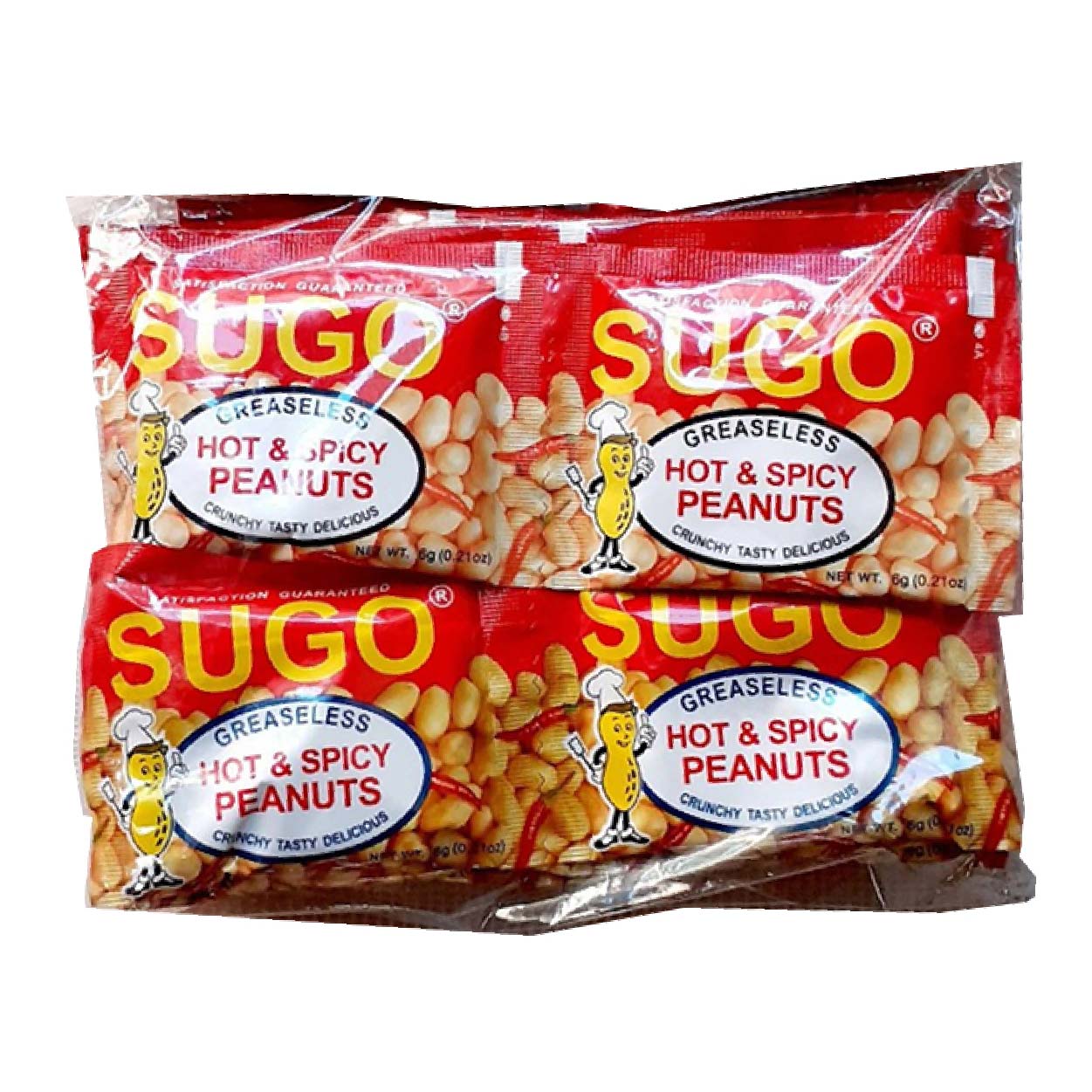 Sugo Greaseless Hot & Spicy Peanuts 20x6g – Ever Supermarket
