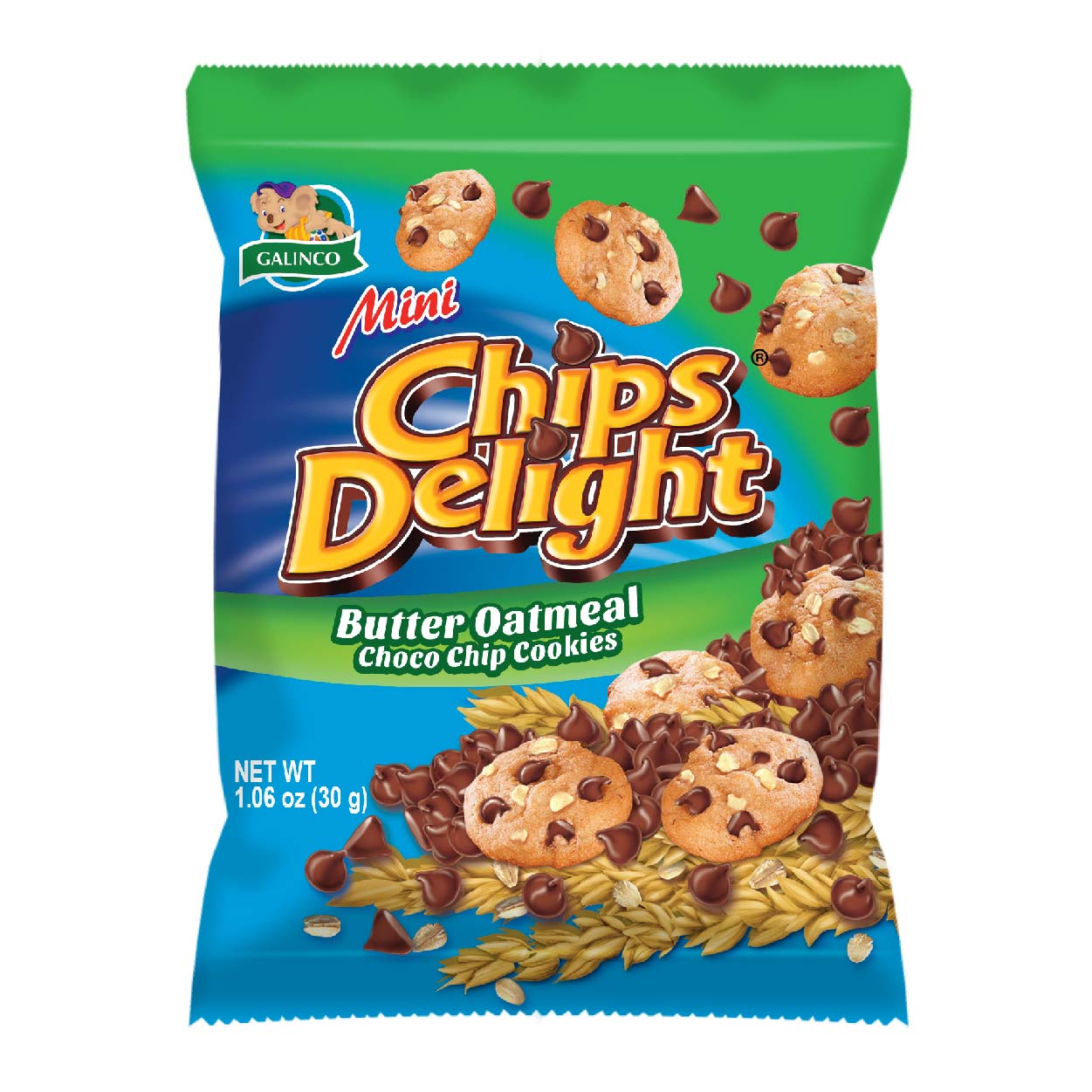 Chips Delight Mini Butter Oatmeal Chocolate Chip Cookies 30g – Ever ...