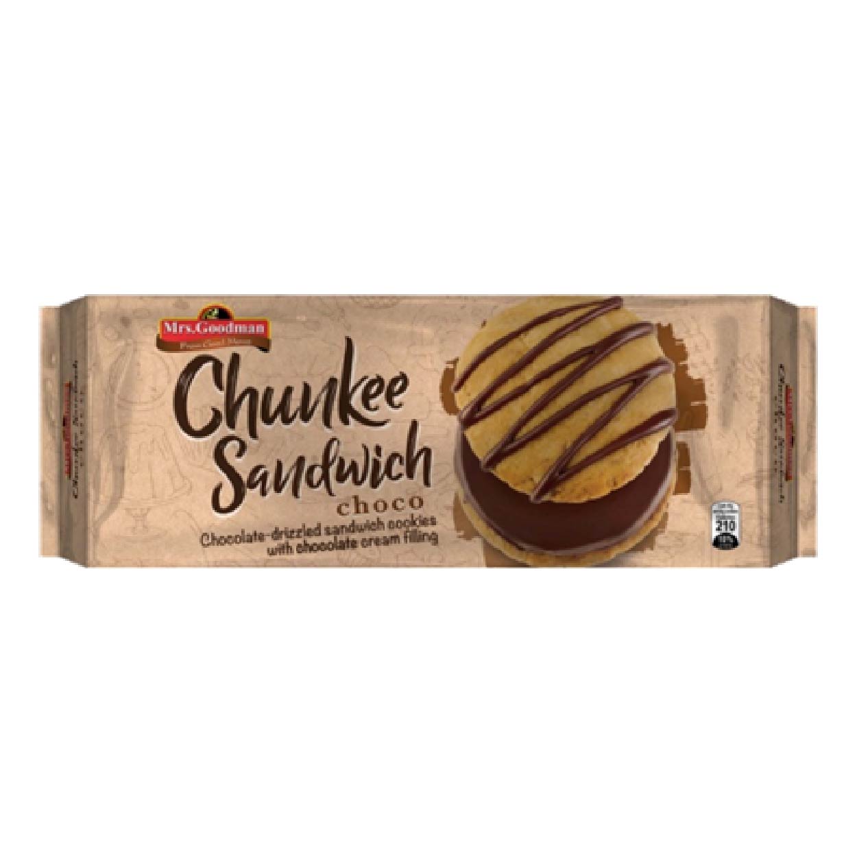 Mrs. Goodman Chunkee Sandwich Choco 10x40g – Ever Supermarket