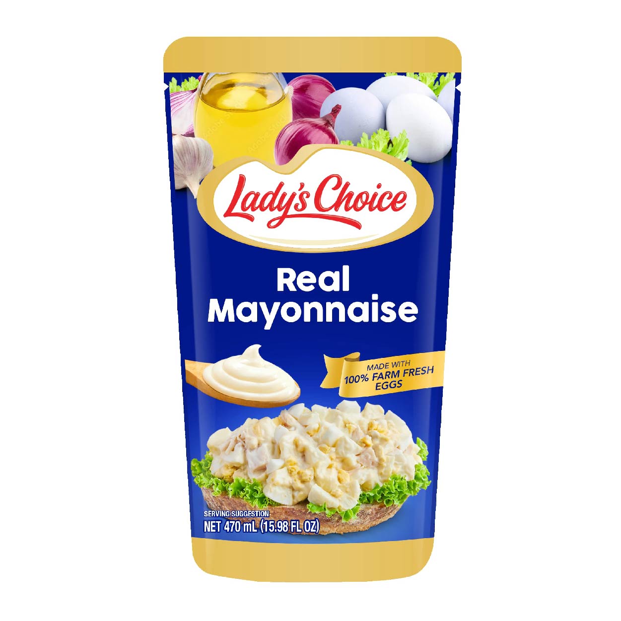 Lady's Choice Real Mayonnaise Pouch 470ml – Ever Supermarket