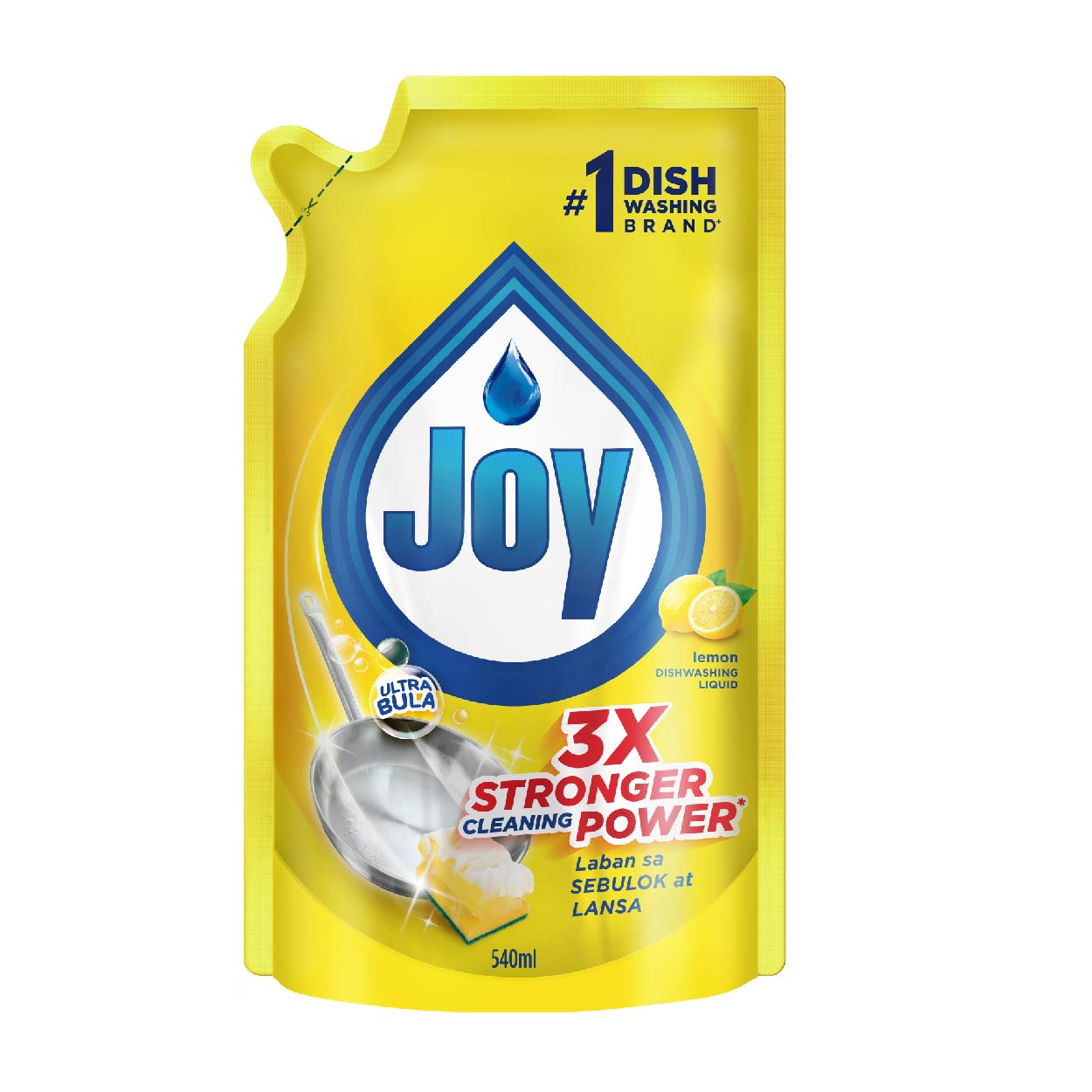 Joy Dishwashing Liquid Lemon Refill 540ml – Ever Supermarket