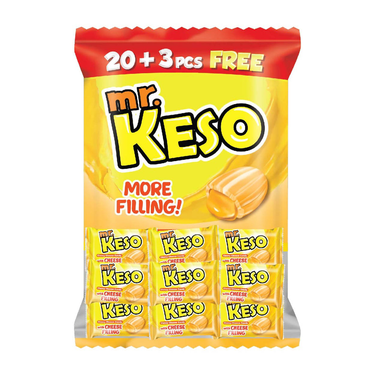 Mr. Keso Chewy Cheese Candy 20s + Free – Ever Supermarket