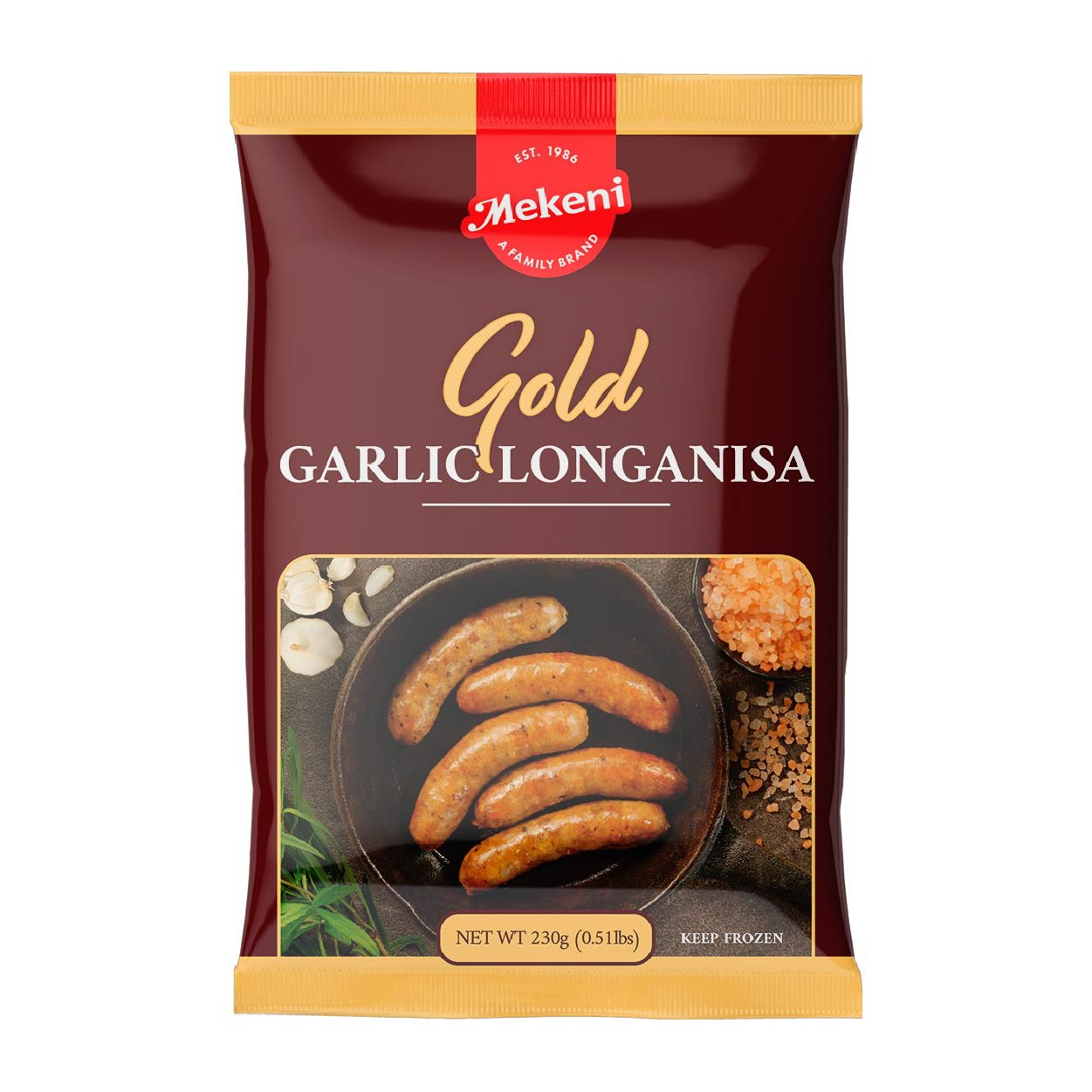 Mekeni Gold Garlic Longanisa 230g – Ever Supermarket