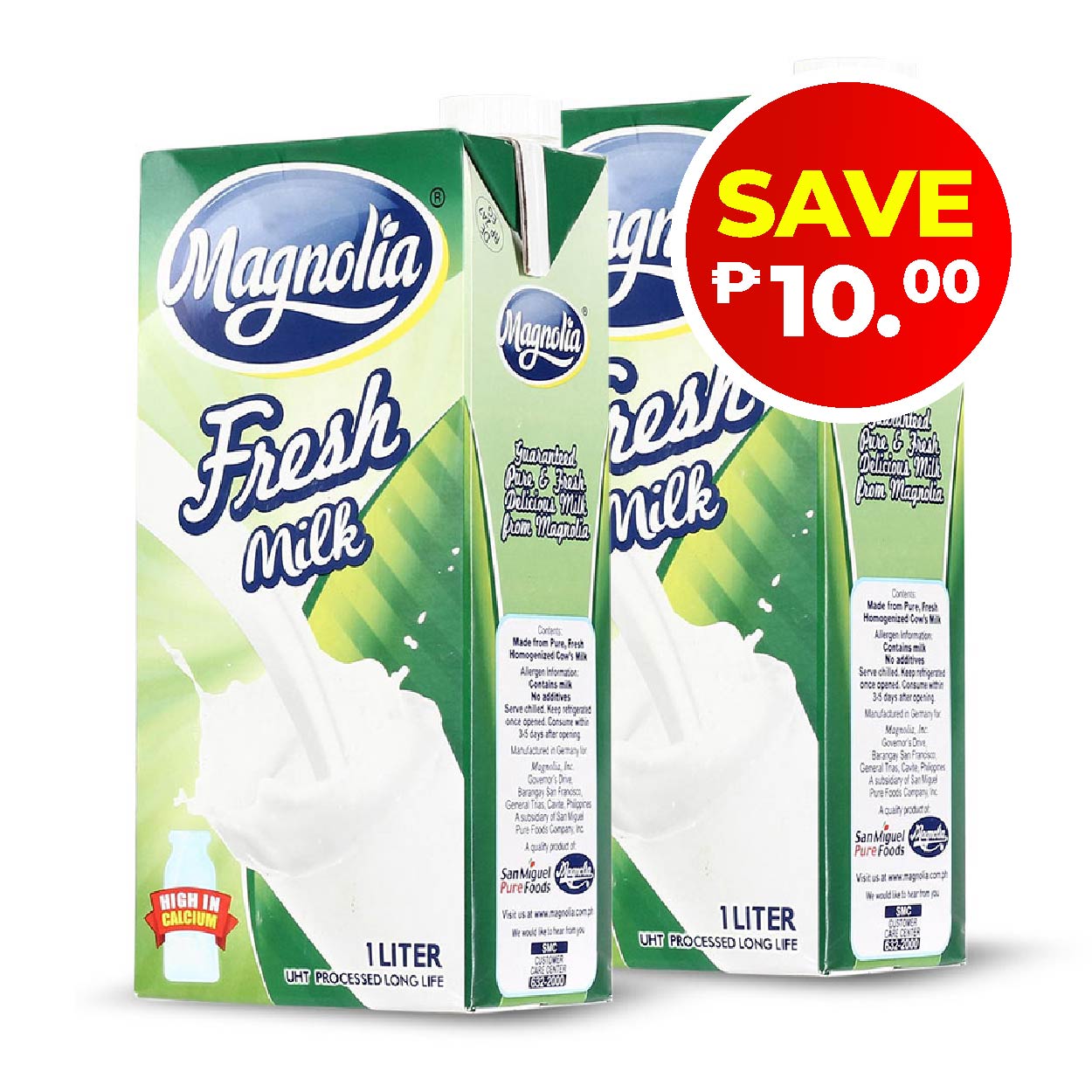 Magnolia Fresh Milk 2x1L SAVE – Ever Supermarket