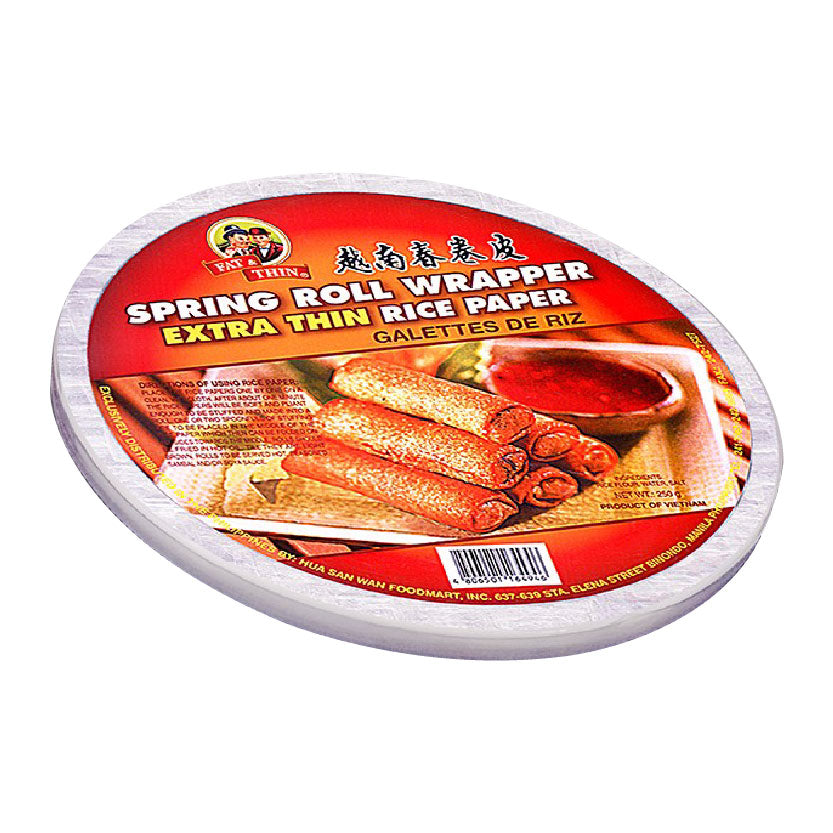 Fat & Thin Spring Roll Wrapper Extra Thin Rice Paper 250g – Ever ...