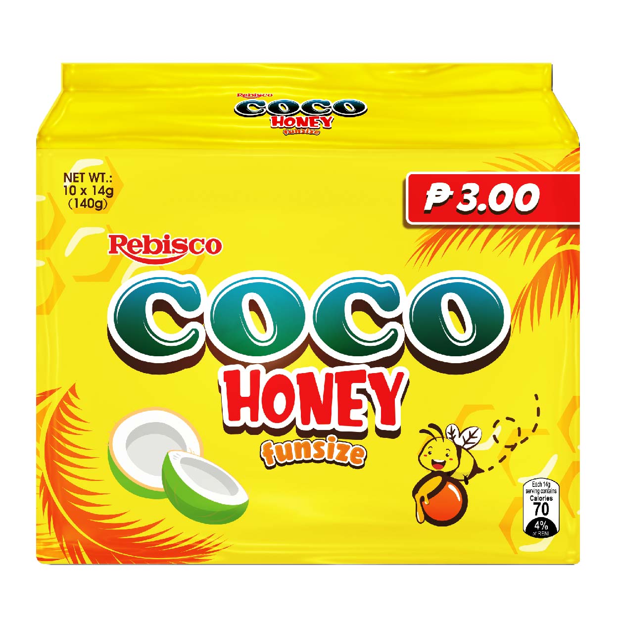 Rebisco Coco Honey Biscuits Fun Size 10x14g – Ever Supermarket