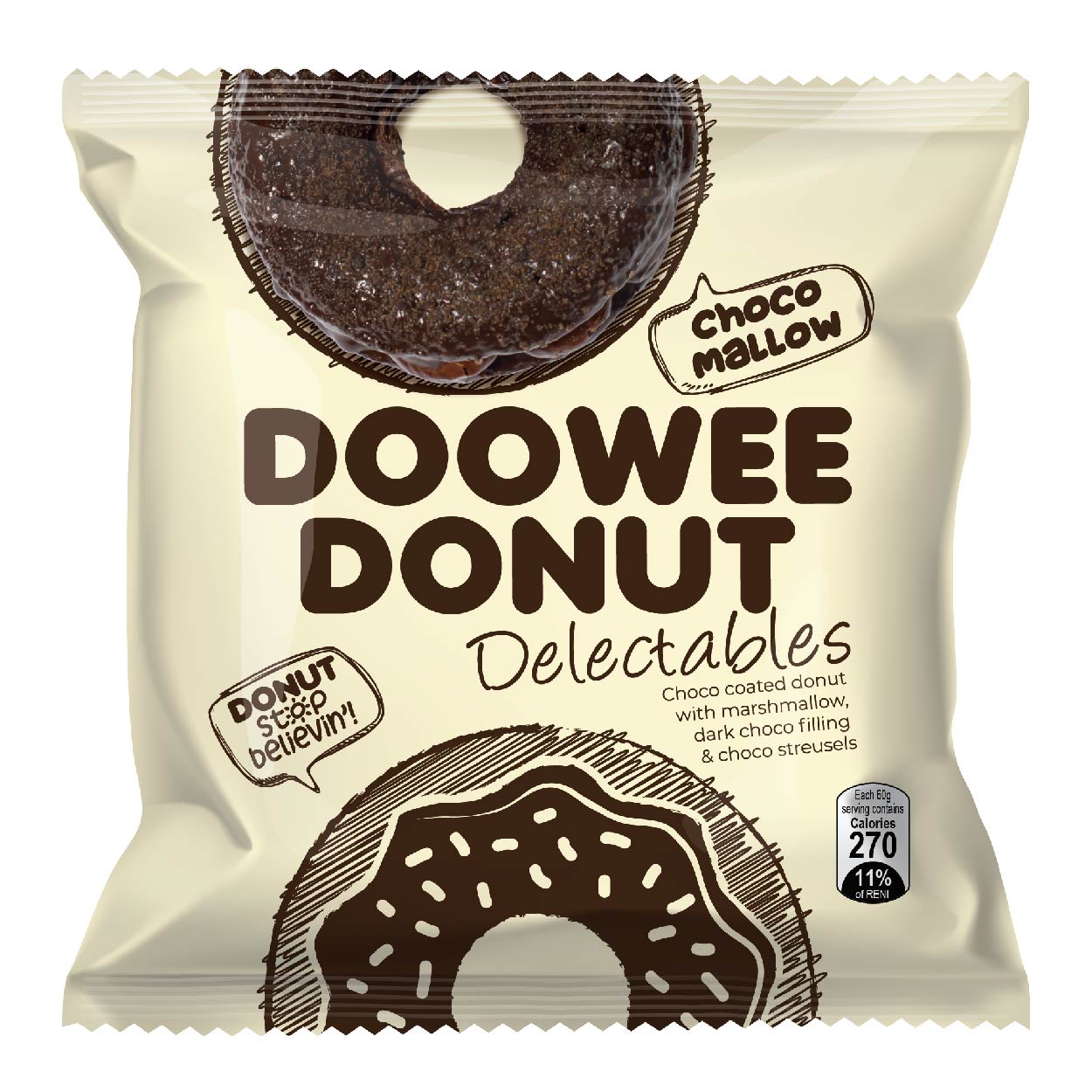 Doowee Donut Delectables Chocolate Mallow 60g – Ever Supermarket