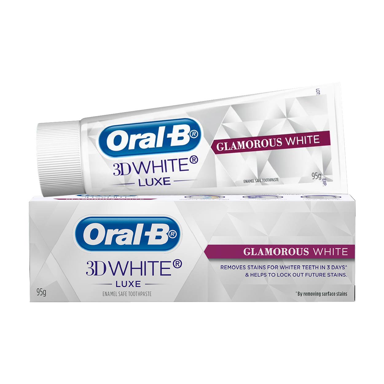 Oral B Toothpaste 3D White Luxe Glamorous White 95g – Ever Supermarket