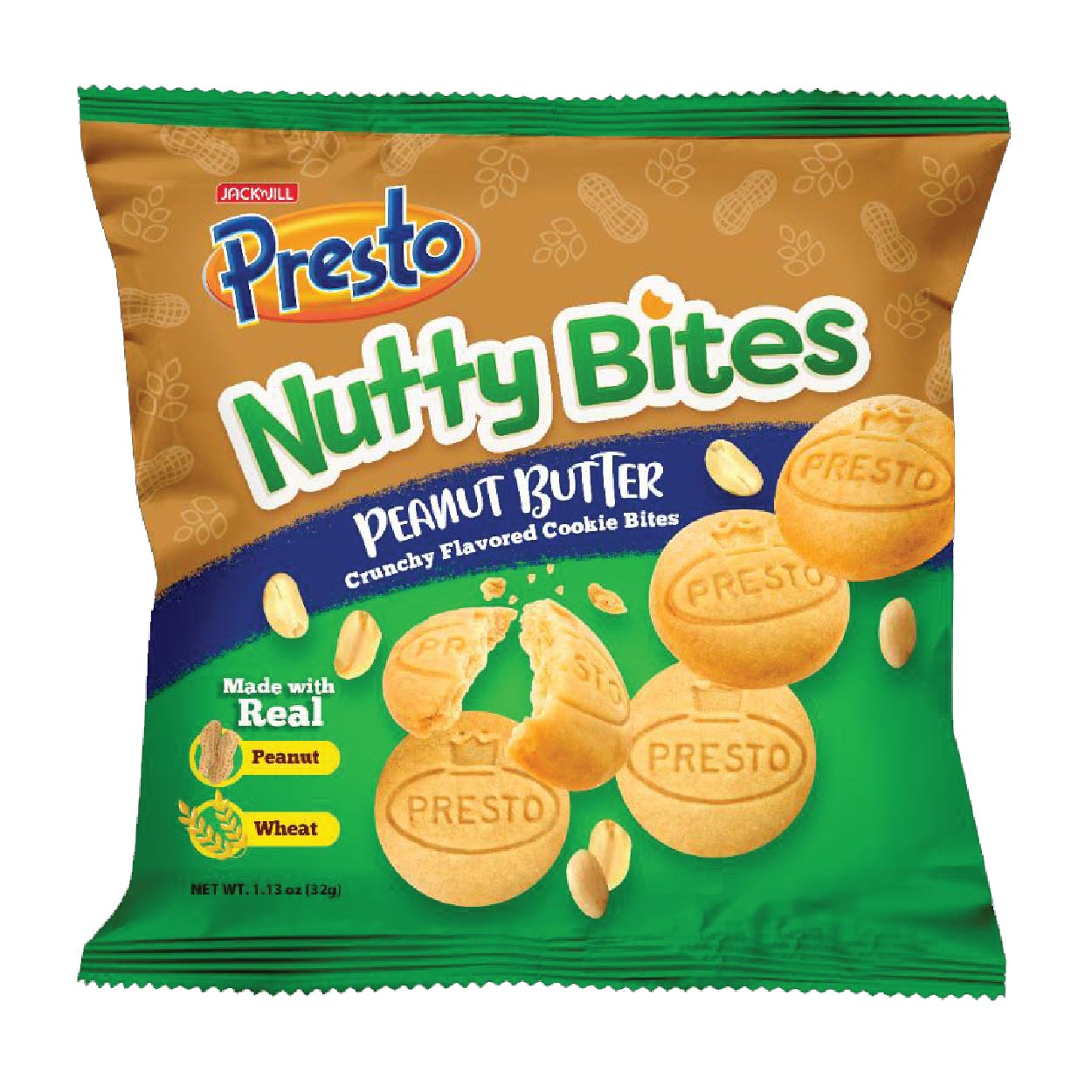 Presto Nutty Bites Peanut Butter Cookie Bites 32g – Ever Supermarket