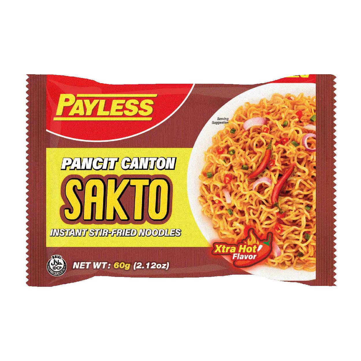 Payless Pancit Canton Instant Noodles Sakto Xtra Hot 60g – Ever Supermarket