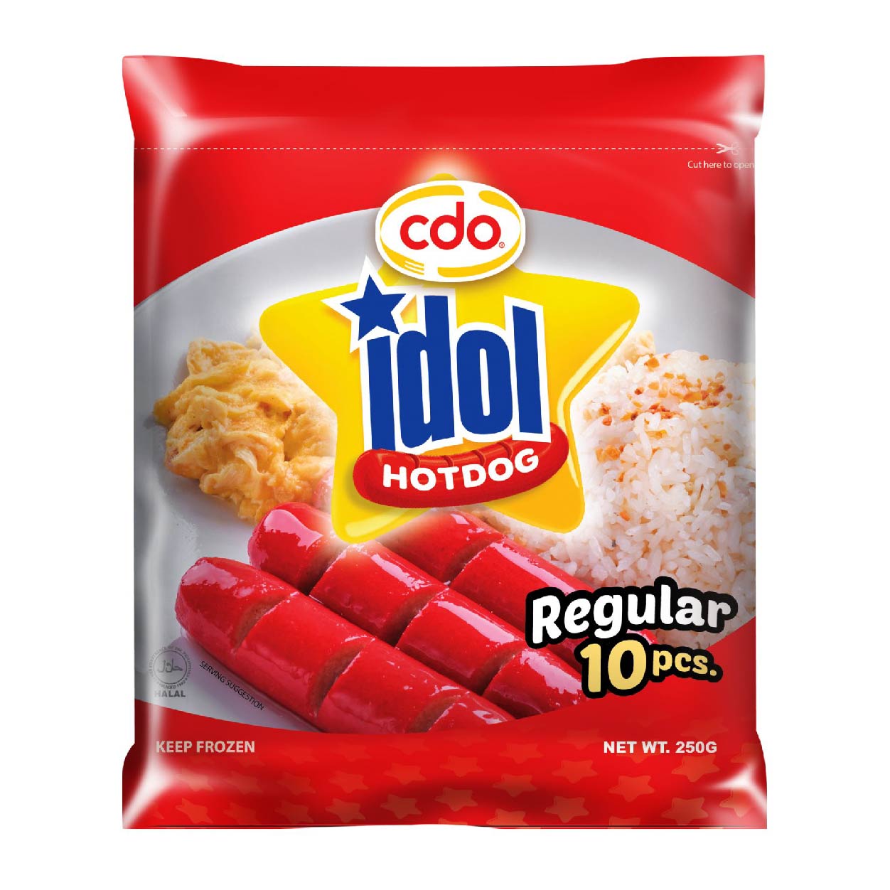 CDO Idol Hotdog Regular 250g – Ever Supermarket