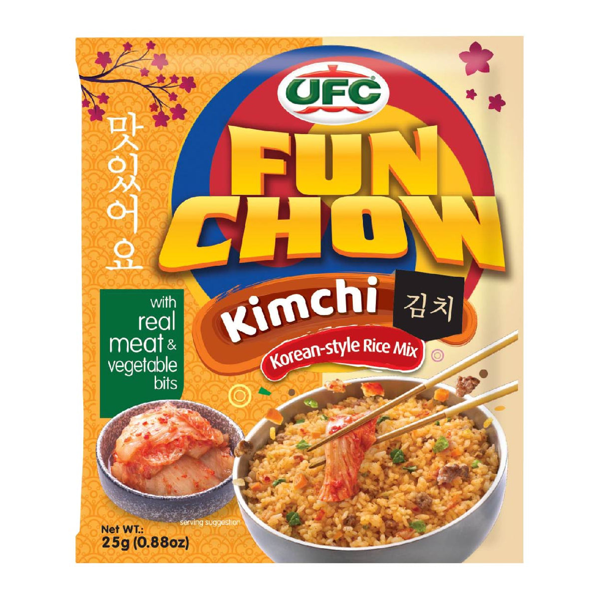 UFC Fun Chow Kimchi Korean-style Rice Mix 25g