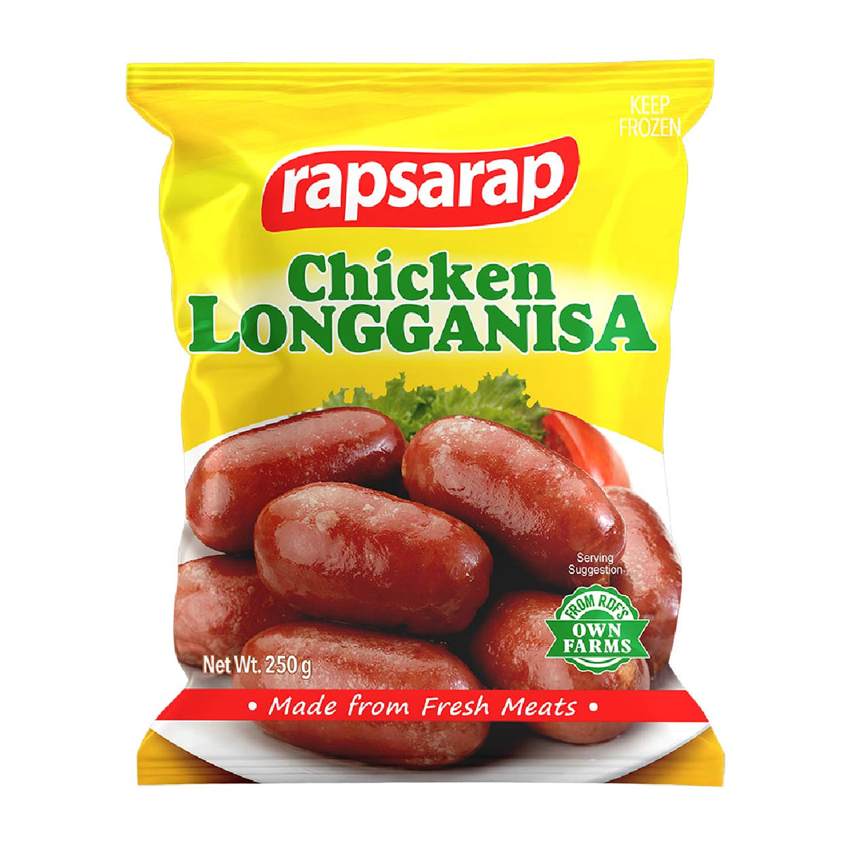 Rapsarap Chicken Longganisa 250g
