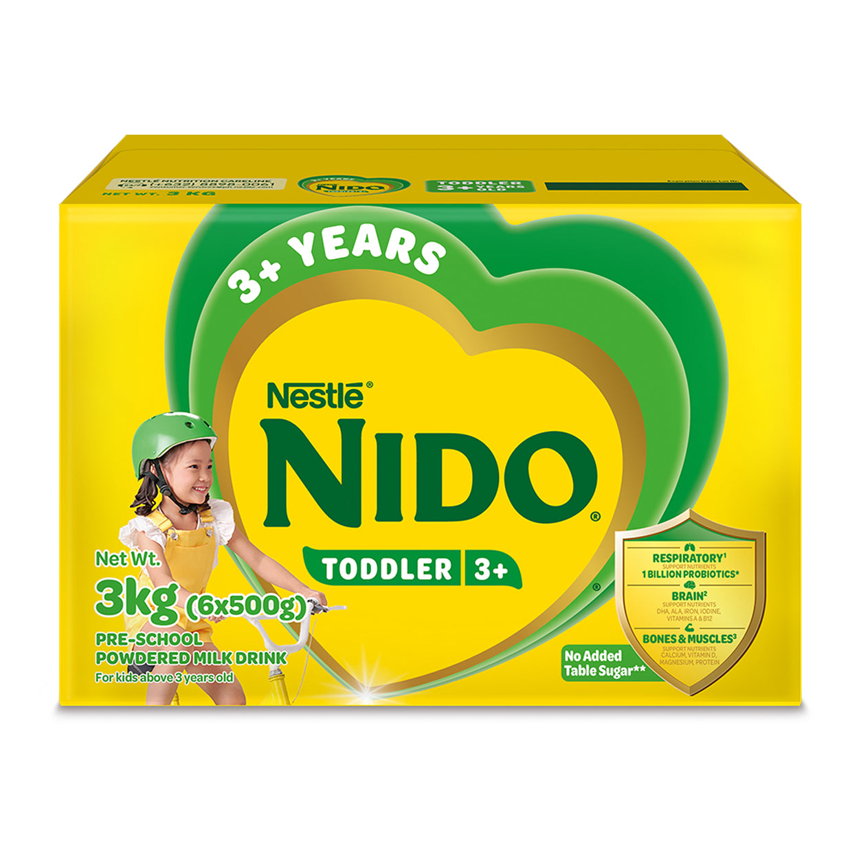Nido Toddler 3+ Pre-School Powdered Milk Drink 3+ years old 3kg – Ever ...
