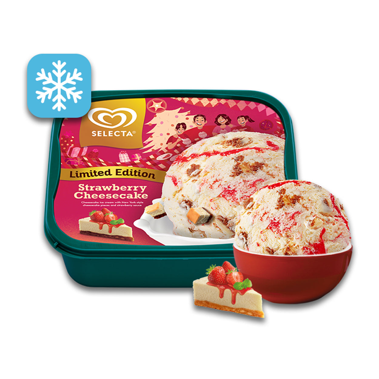 Selecta Strawberry Cheesecake Ice Cream 1.25L – Ever Supermarket