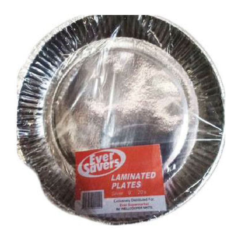 Ever Savers Disposable Paper Plate Silver 20s – Ever Supermarket