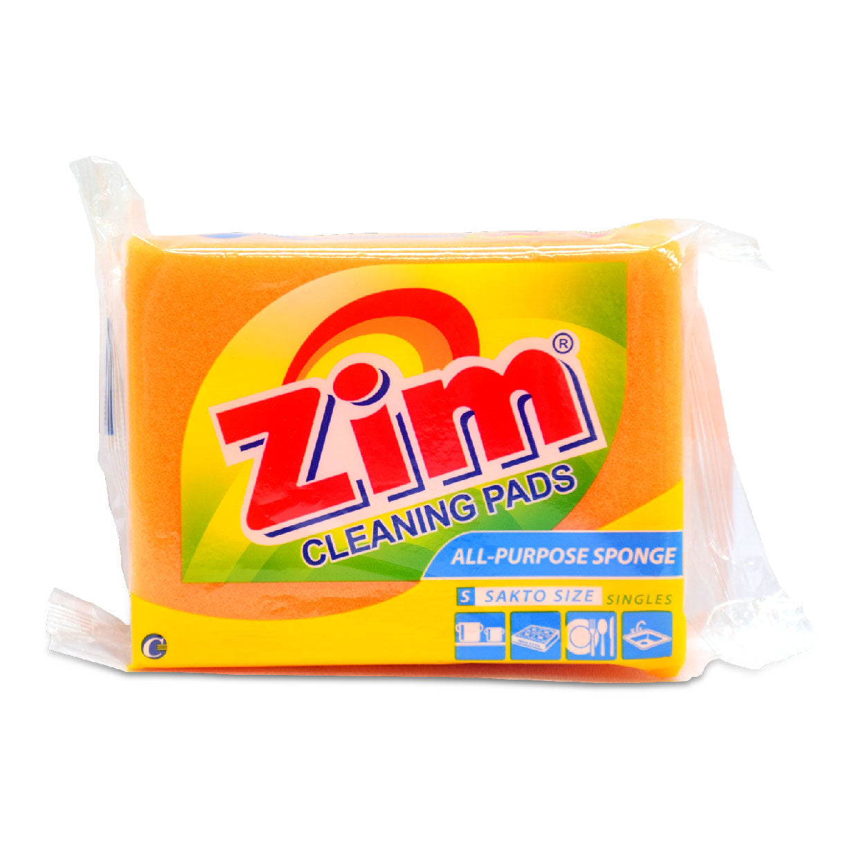 Zim Cleaning Pads All Purpose Sponge Sakto Size Singles – Ever Supermarket