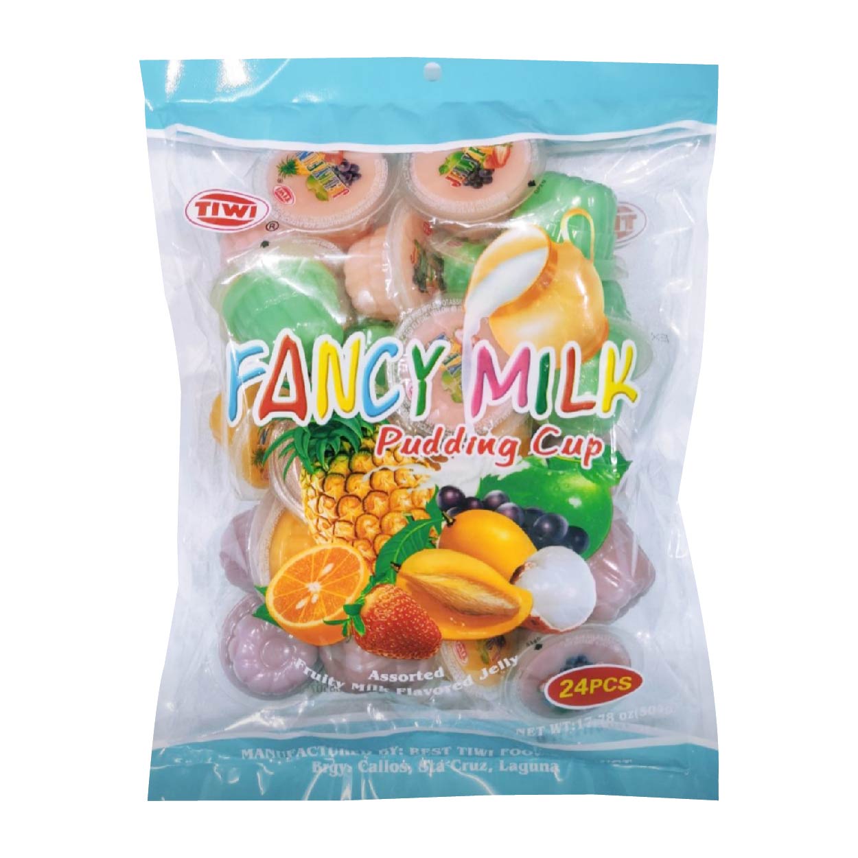 Tiwi Fancy Milk Pudding Cup Assorted Fruity Milk Jelly 24s – Ever ...