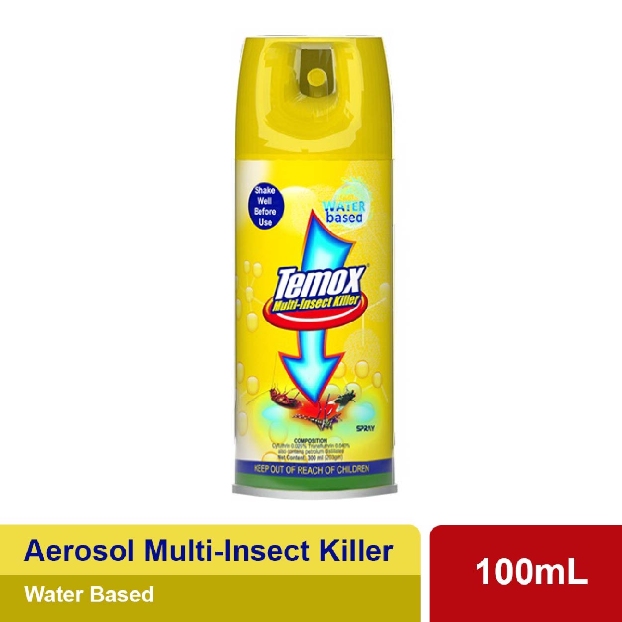 Temox Aerosol Multi Insect Killer Water Based 100ml – Ever Supermarket