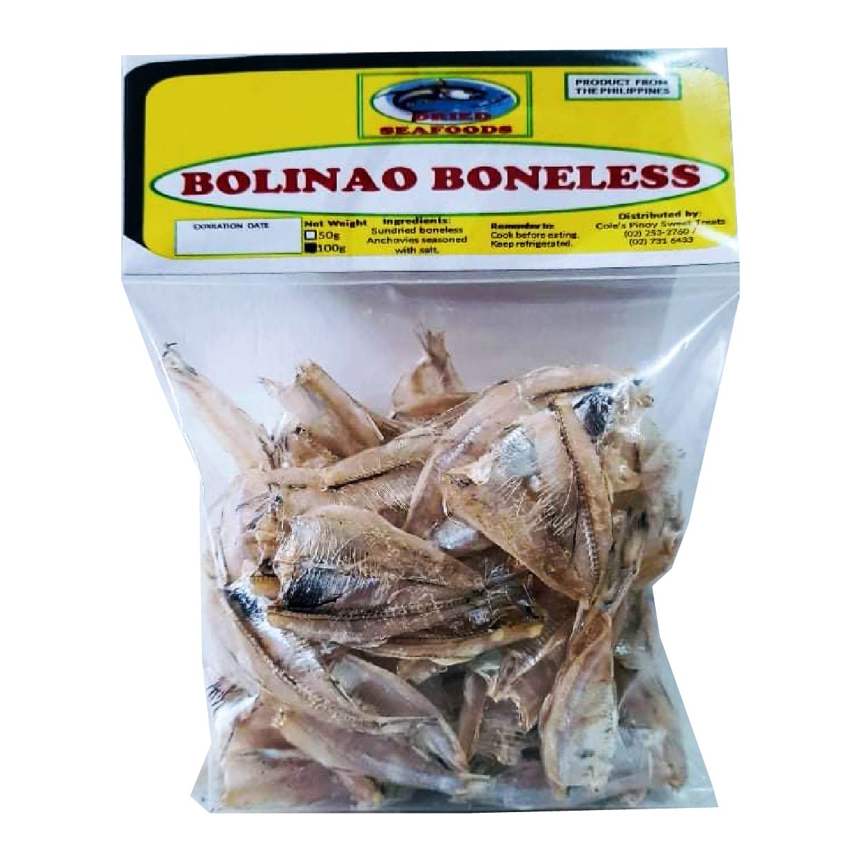Coles Dried Seafood Bolinao Boneless 100g – Ever Supermarket