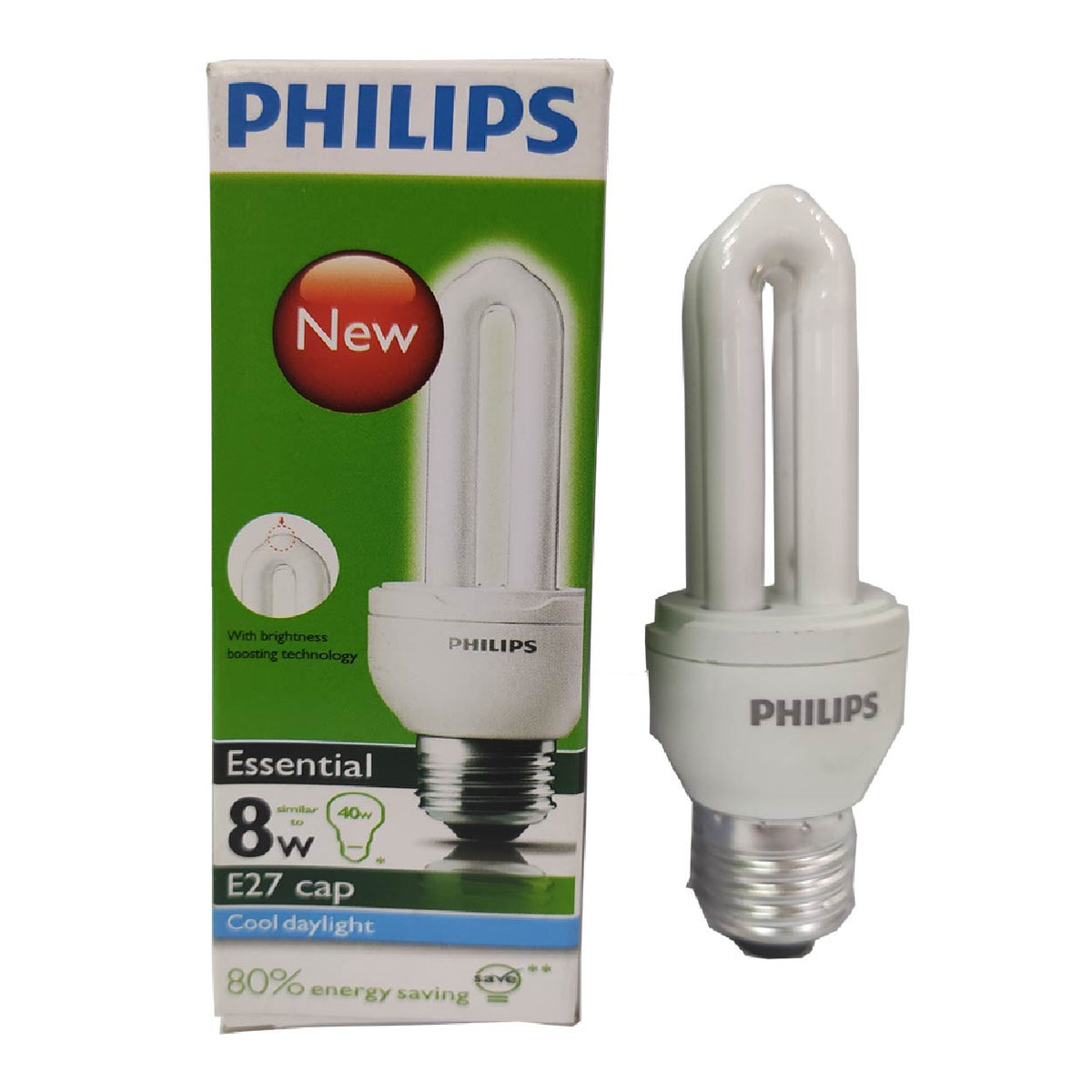 Philips CFL Bulb Essential Daylight 8 watts