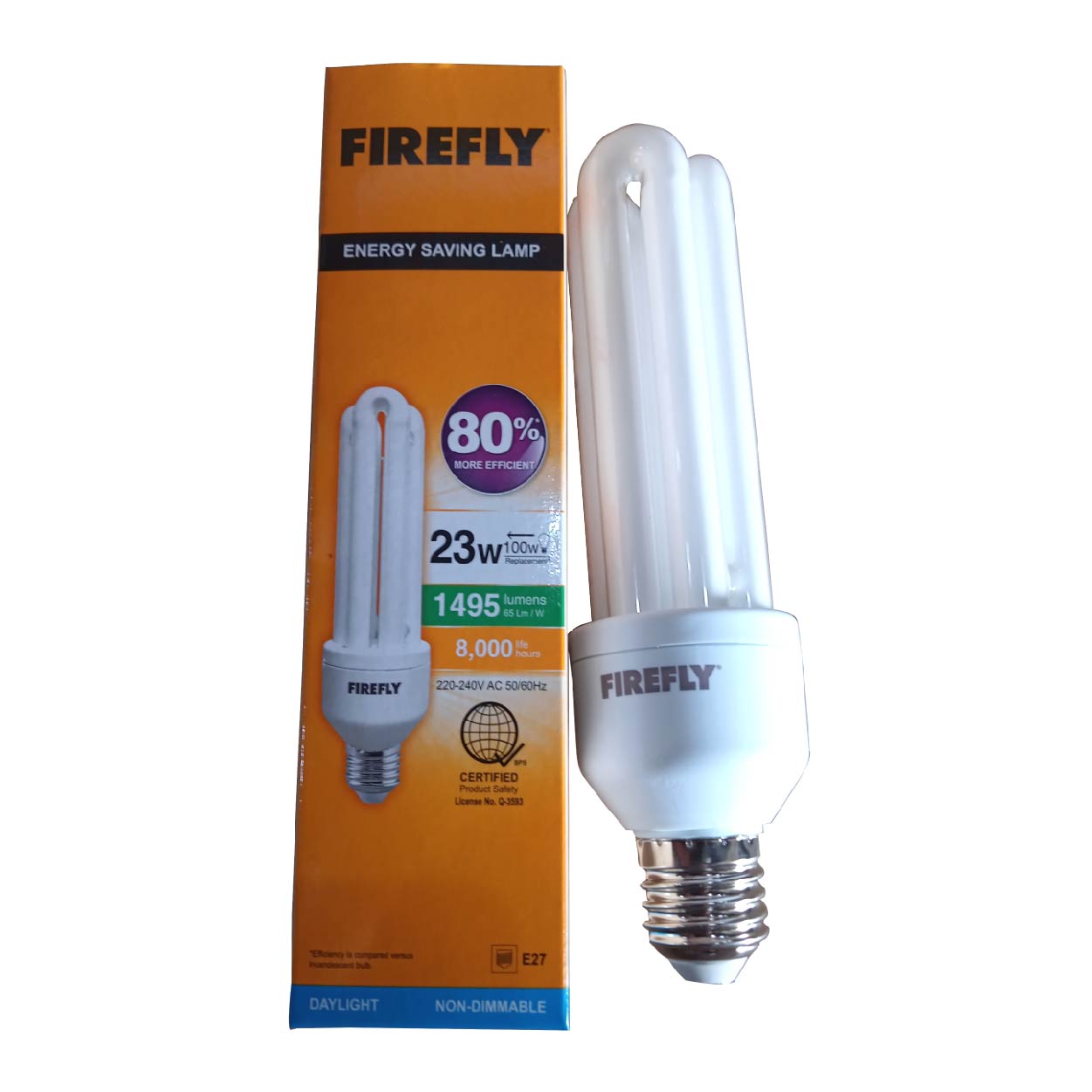 Firefly CFL Bulb Energy Saving Lamp Daylight 3u 23 watts – Ever Supermarket