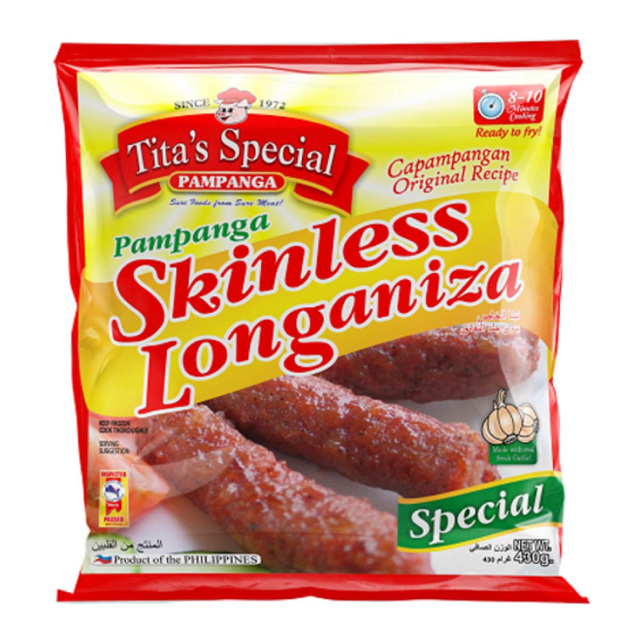 Tita's Special Pampanga Skinless Longaniza 430g – Ever Supermarket