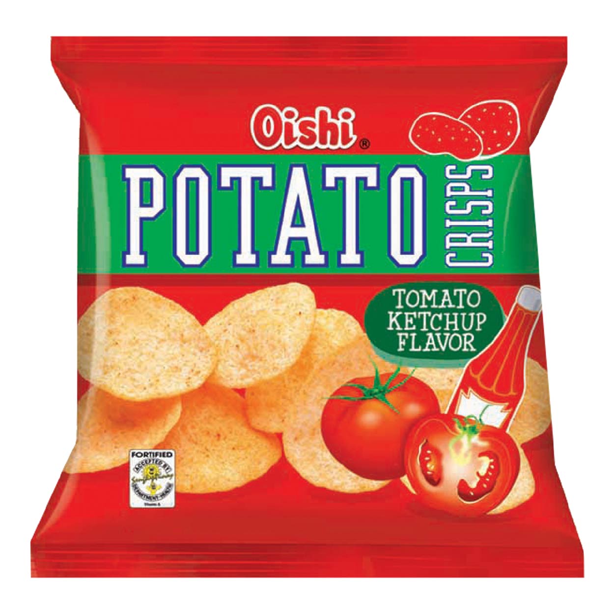 Oishi Potato Crisps Tomato Ketchup 50g – Ever Supermarket