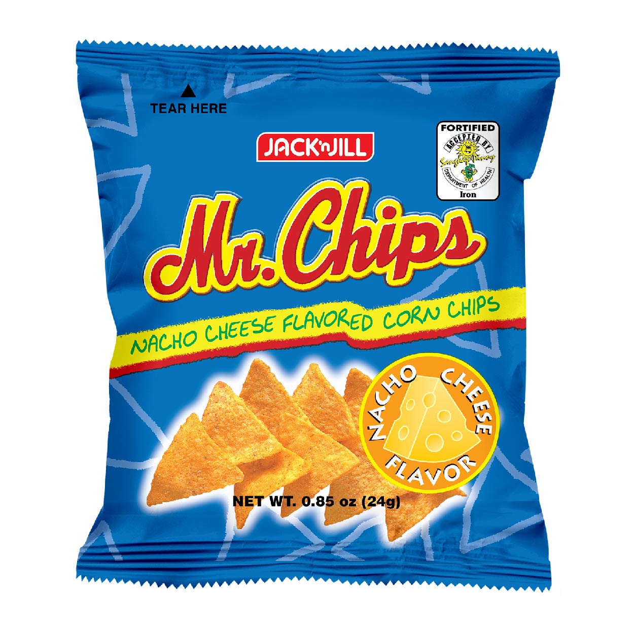 Mr Chips Nacho Cheese Flavored Corn Chips 24g – Ever Supermarket