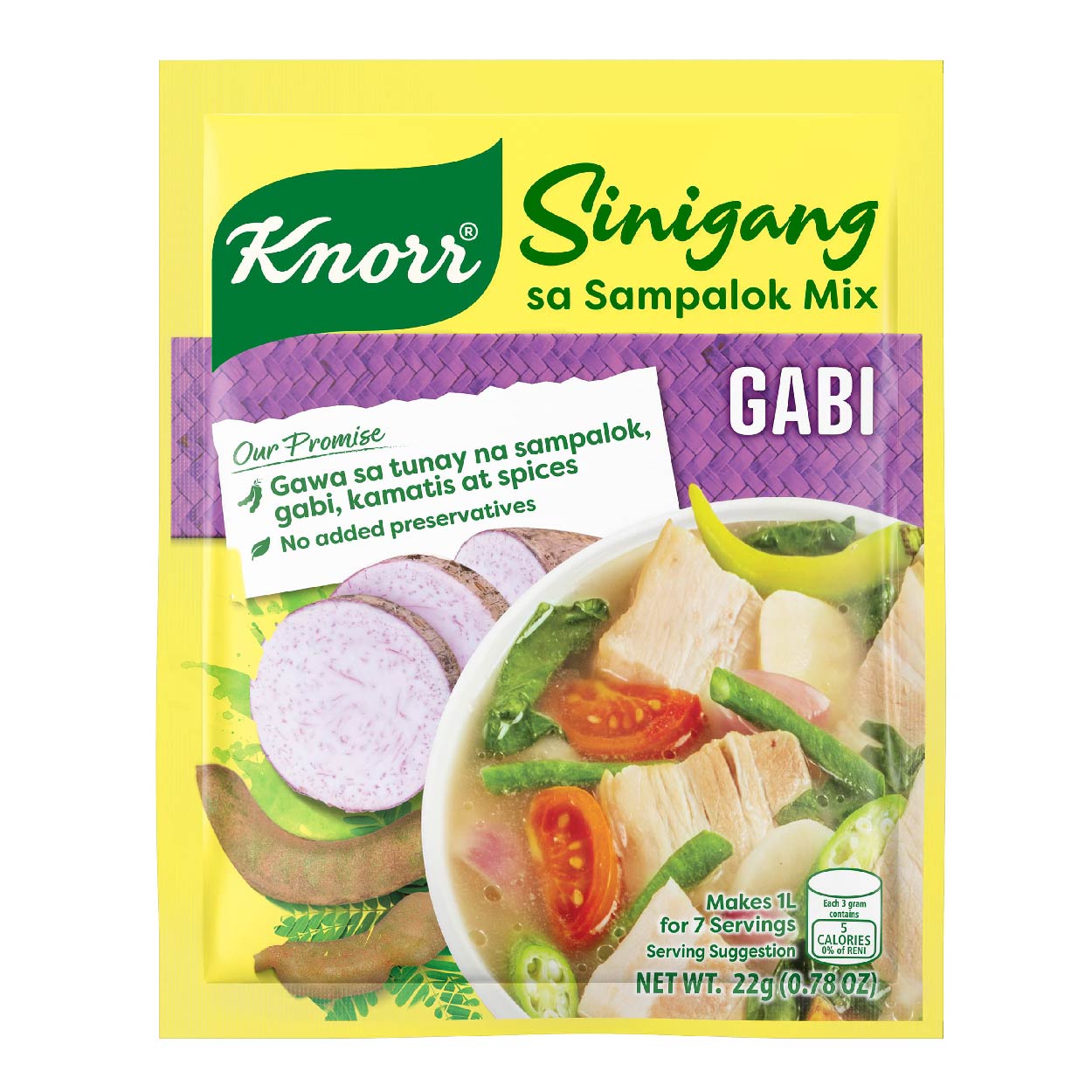 Knorr Sinigang Sa Sampalok with Gabi 22g – Ever Supermarket