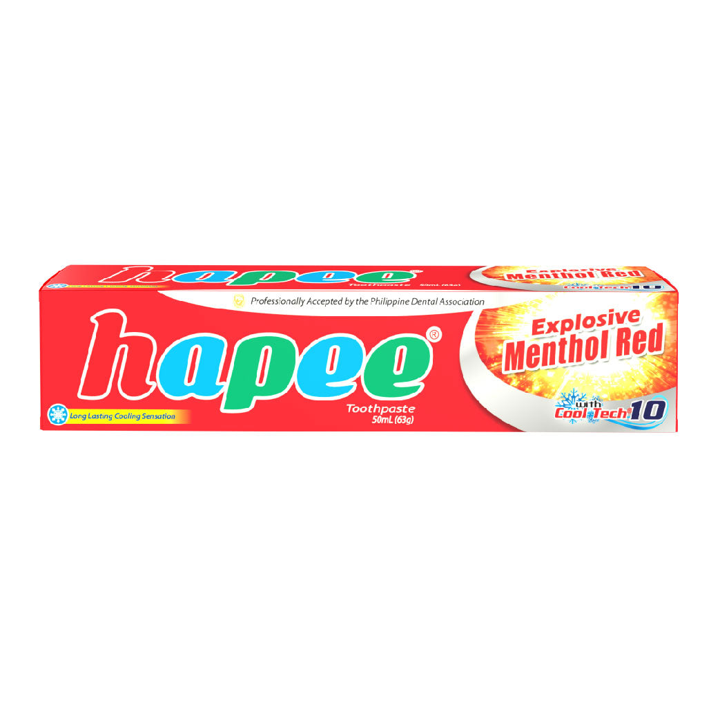Hapee Toothpaste Explosive Menthol Red 50ml – Ever Supermarket