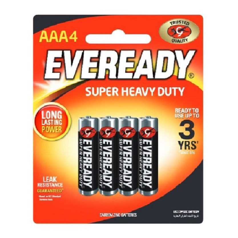 Eveready Battery Super Heavy Duty Black AAA 4s – Ever Supermarket